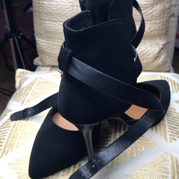Shoes | Suede Wrap Around Ankle Shoes | Poshmark